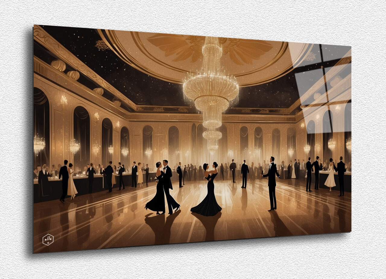 The Glamorous Ballroom - premium art prints displate poster